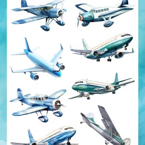 Airplane Stickers That Can Be Used for Scrapbooking, Crafting, Junk ...