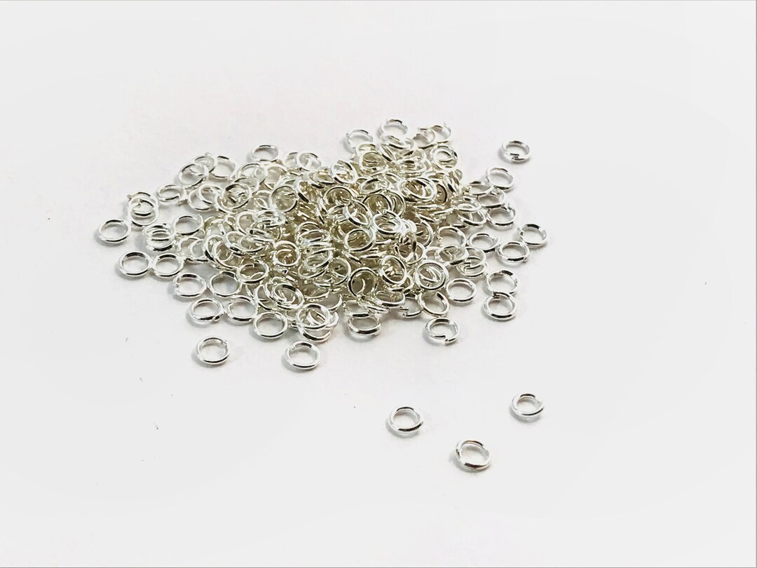 Silver Jump Rings, Polished Silver Basics, 3mm - Etsy