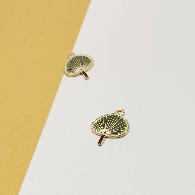 Japanese Fan Charm - Etsy