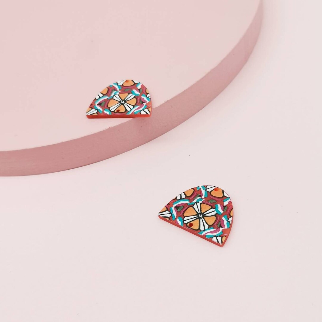 Geometric Design Connector, 2 in 1 Connectors, Tribal Art Connectors on ...