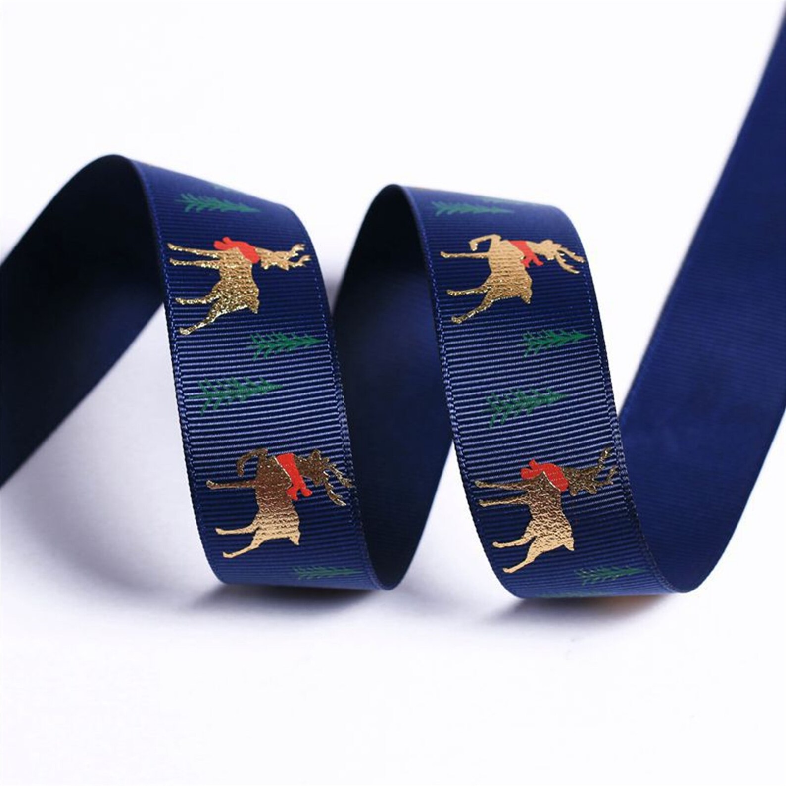 Christmas Scene Ribbon, Festive Ribbon for Gift Wrapping, Christmas ...