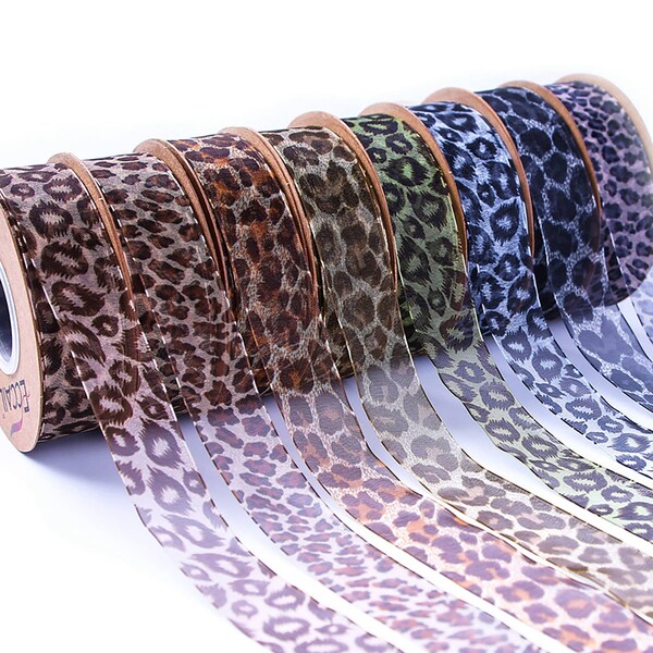 Leopard Ribbon - Etsy