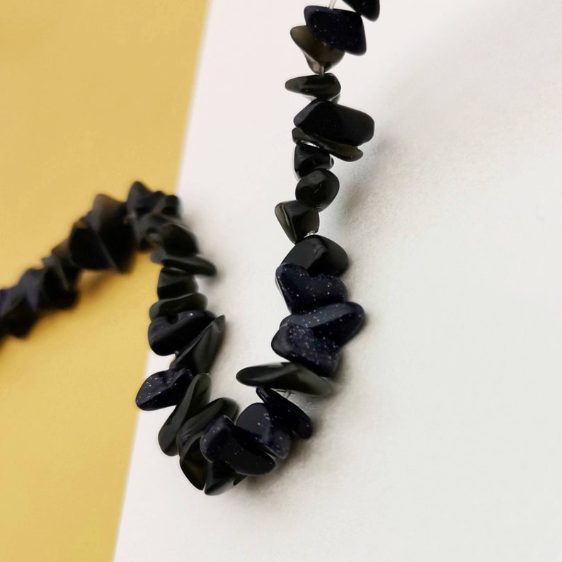 Blue Sandstone Chip Beads Chip String for Beading Beads for - Etsy