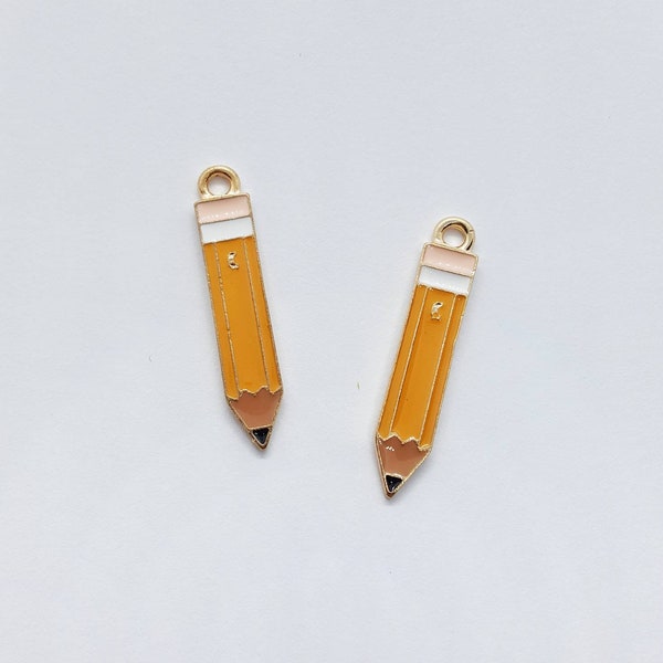 Pencil Charm - Etsy