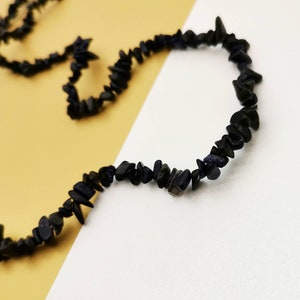 Blue Sandstone Chip Beads, Chip String for Beading, Beads for Bracelet ...