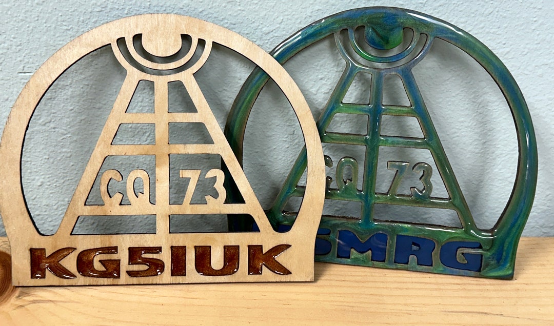 Personalized Ham Radio Call Sign Plaque - Etsy