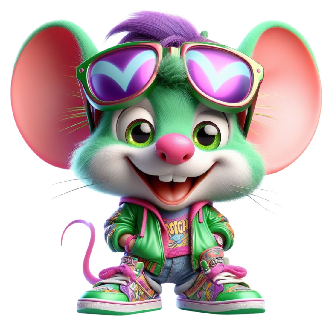 Cool Mouse PNG - Etsy