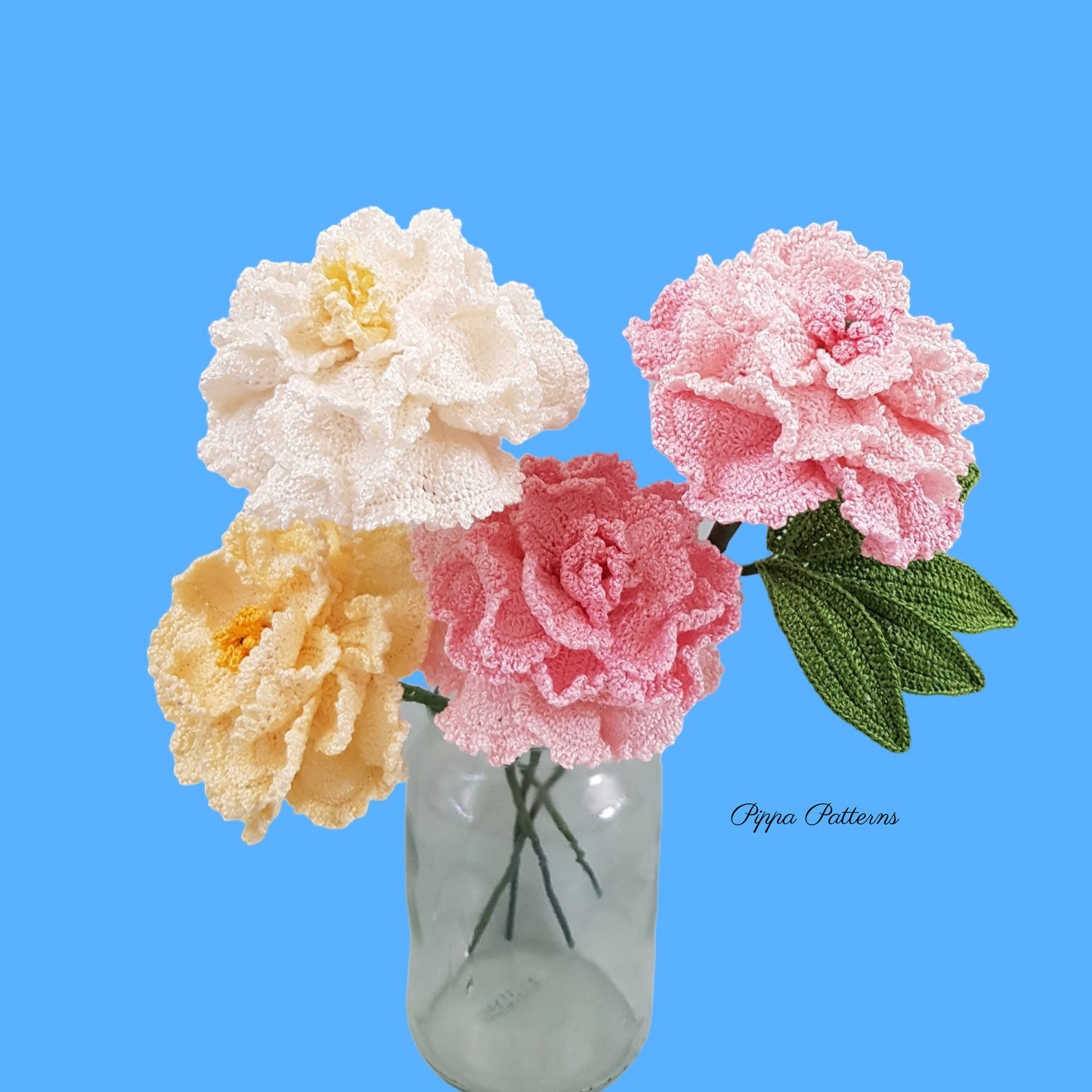 Crochet Peony Pattern Peony Crochet Flower Pattern - Etsy UK