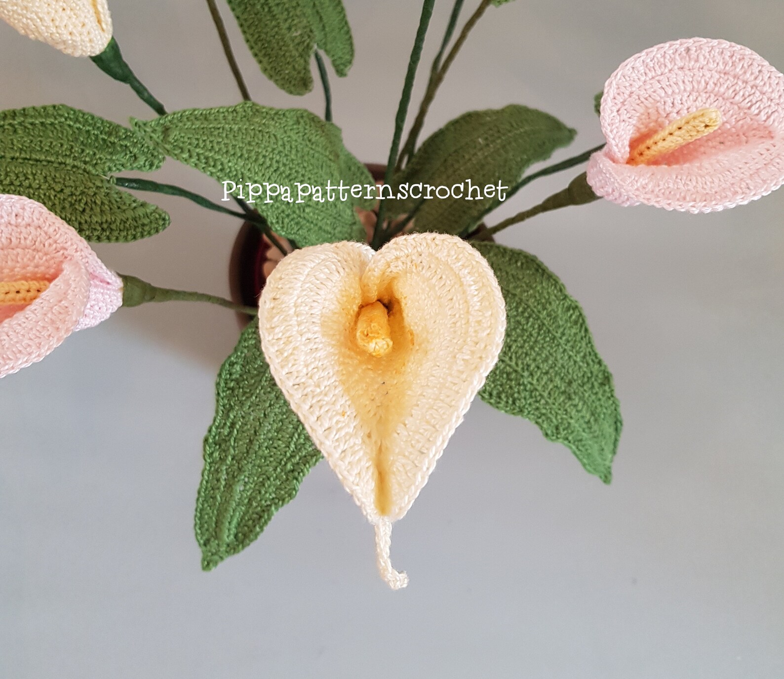 Crochet Calla Lily Pattern Photo Tutorial Crochet Calla Lily | Etsy Canada