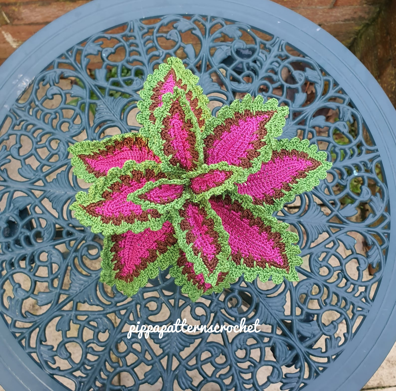 Crochet Coleus Pattern Photo Tutorial Crochet Coleus Plant | Etsy Australia