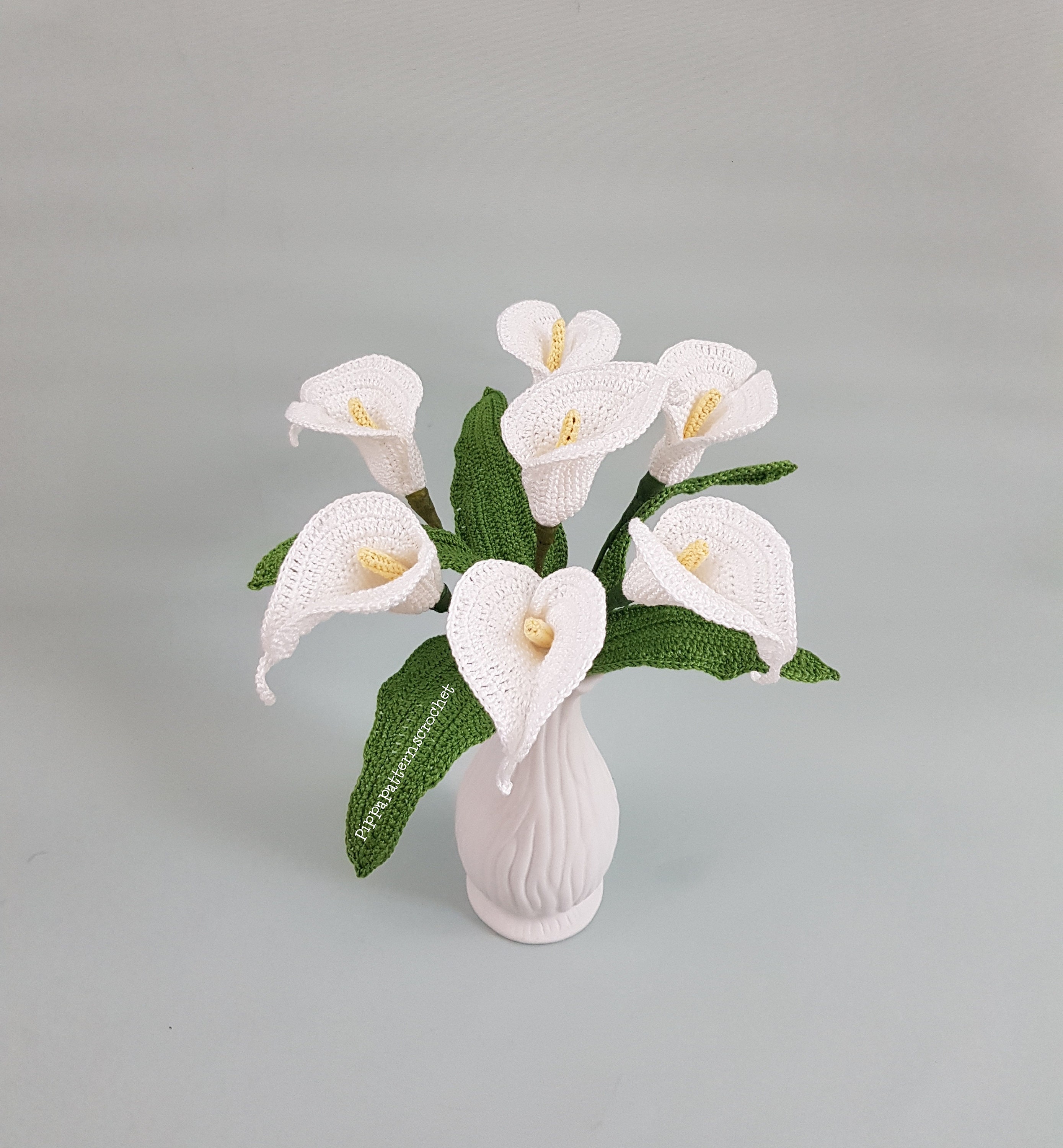 Crochet Calla Lily Pattern Photo Tutorial Crochet Calla Lily | Etsy Canada