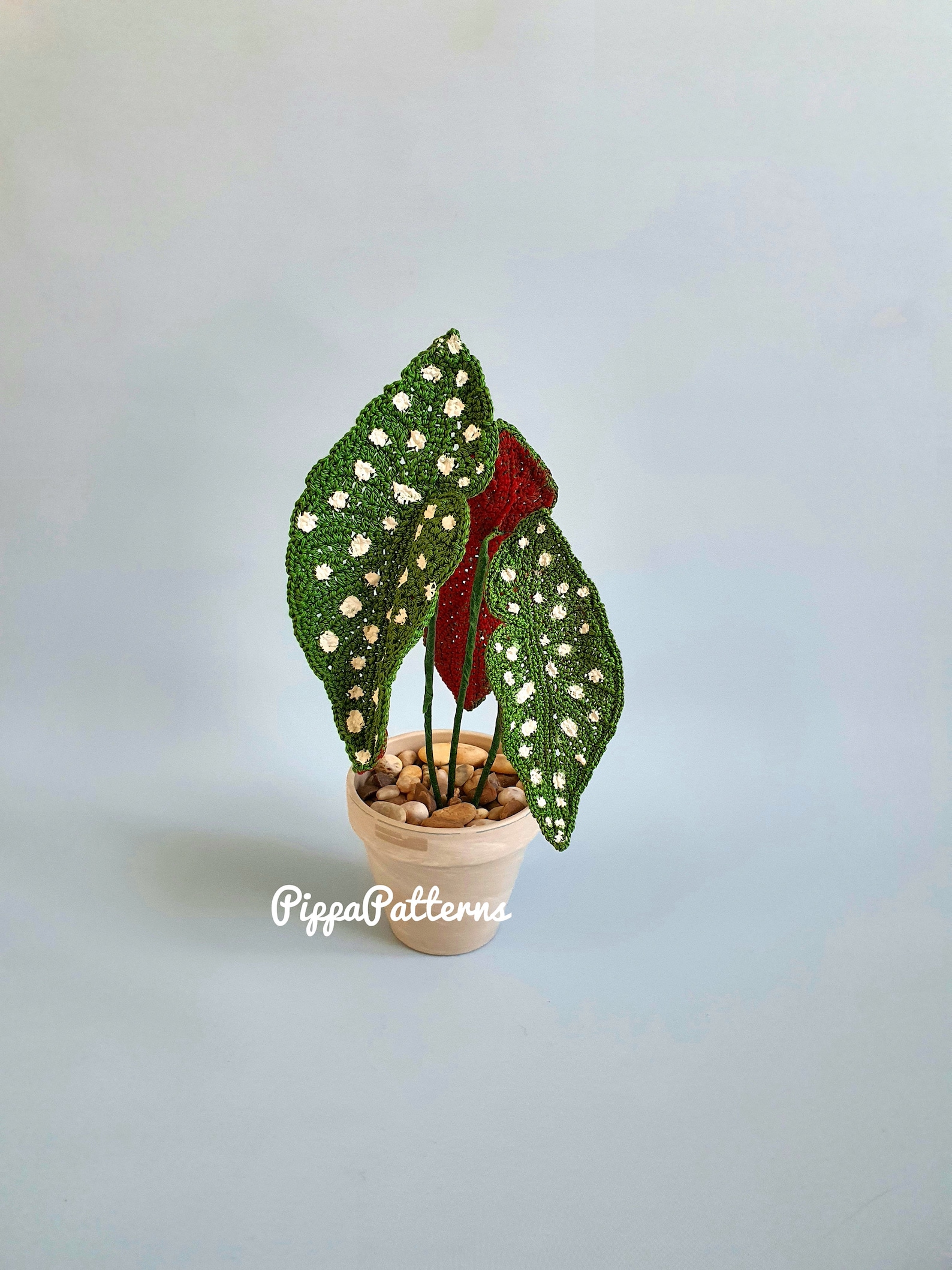 Crochet Polka Dot Begonia Plant Pattern Photo Tutorial - Etsy