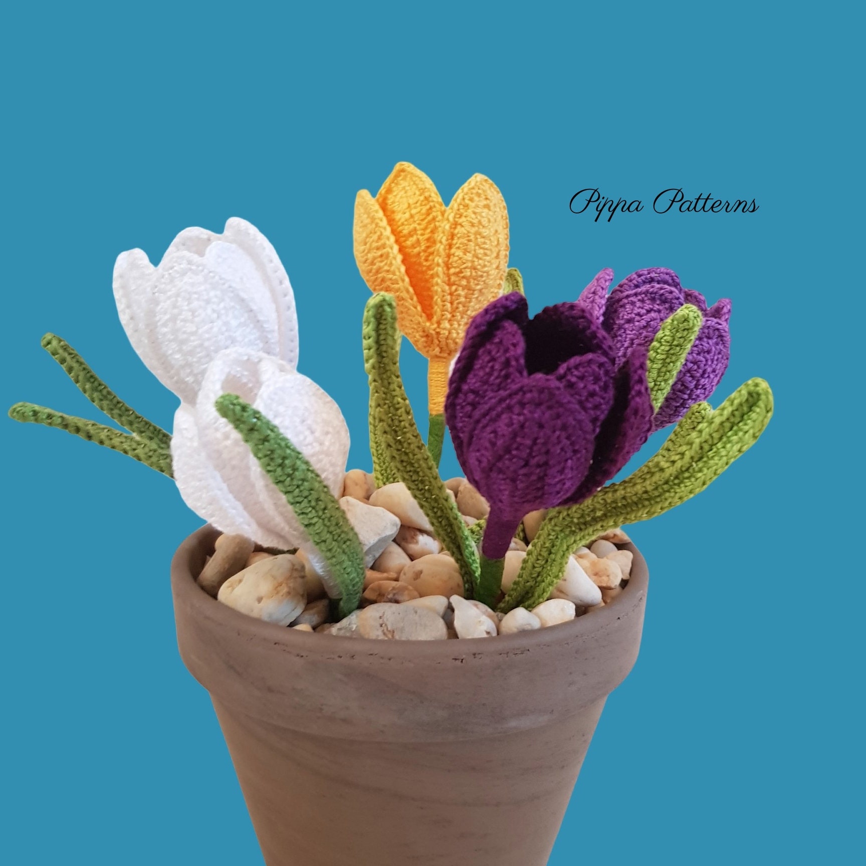 Crochet Crocus Flower Photo Tutorial - Etsy