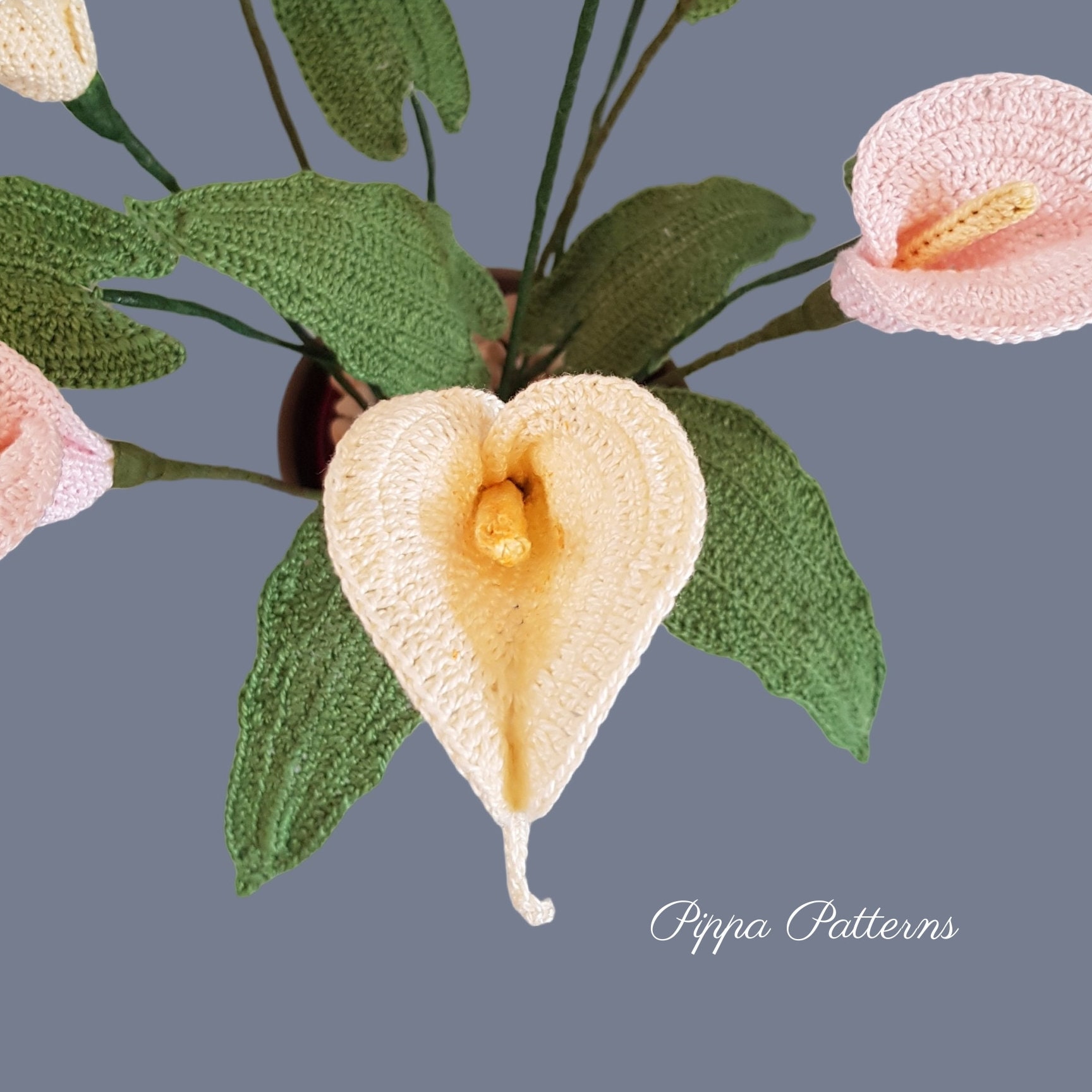 Crochet Calla Lily Pattern Photo Tutorial Crochet Calla Lily - Etsy