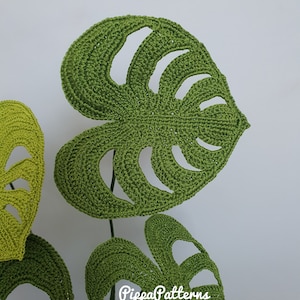 Crochet Monstera Plant Pattern: Photo Tutorial (PDF Pattern) - Etsy