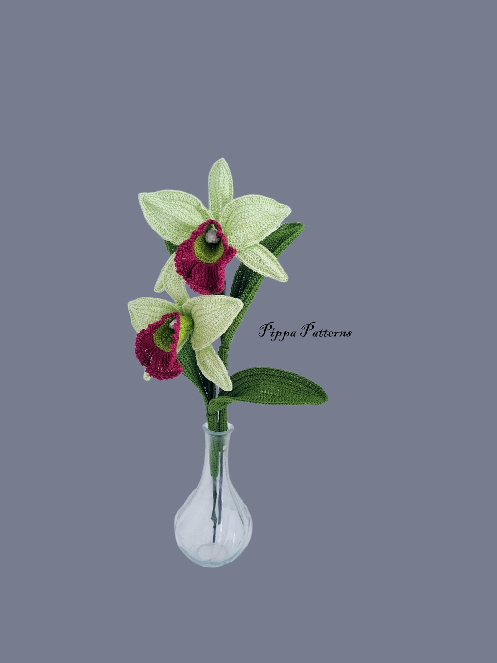 Cattleya Orchid Crochet Pattern: Green Witch Photo Tutorial (PDF ...