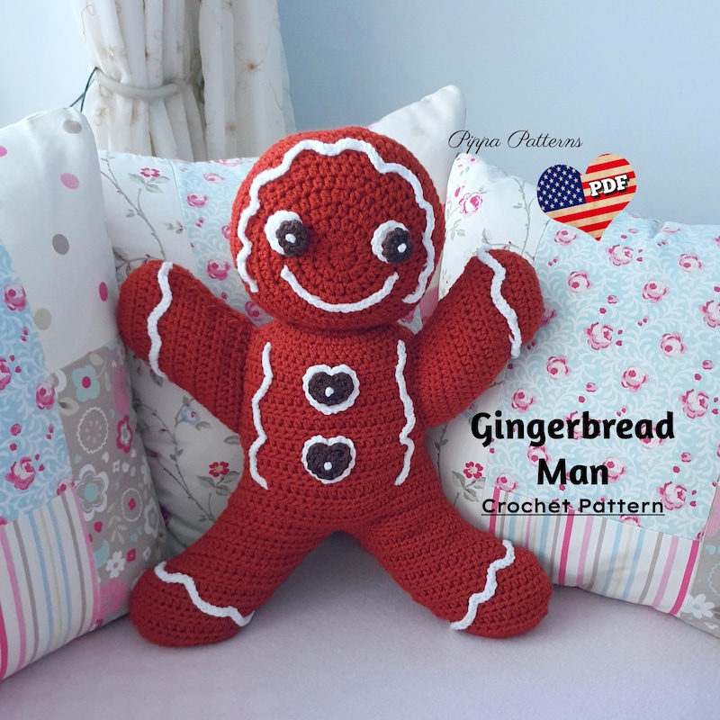 Gingerbread Man Pillow - Etsy
