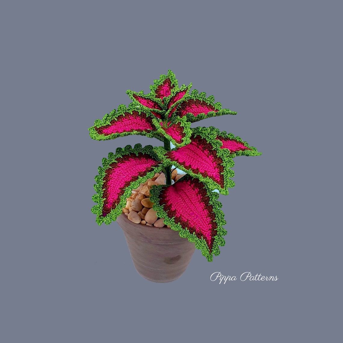 Crochet Coleus Pattern Photo Tutorial Crochet Coleus Plant - Etsy Australia