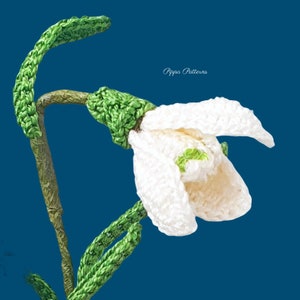 Crochet Snowdrop Pattern - Crochet Flower Pattern - Photo Tutorial ...