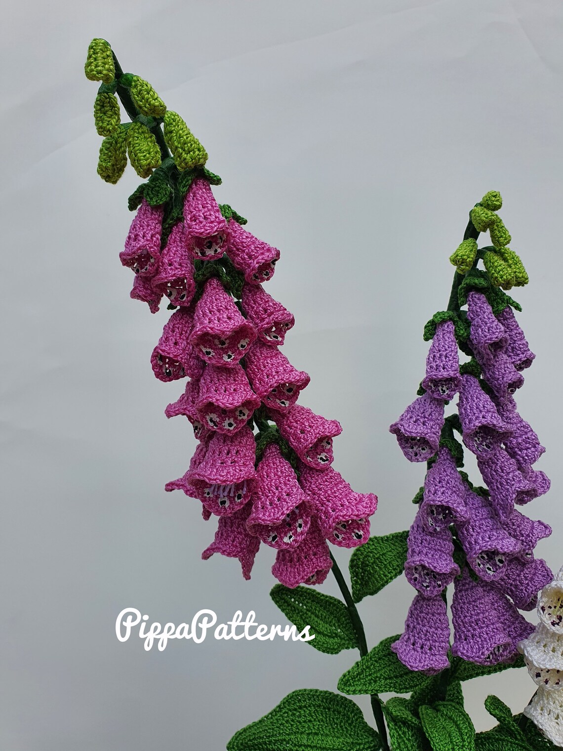 Crochet Foxglove Pattern Crochet Flower Pattern Photo | Etsy
