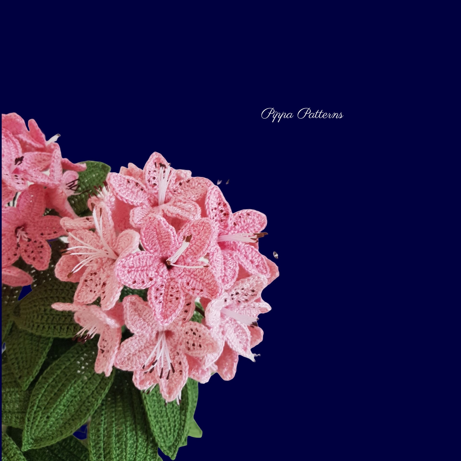 Crochet Rhododendron Flower Pattern: Photo Tutorial (PDF Pattern) - Etsy UK