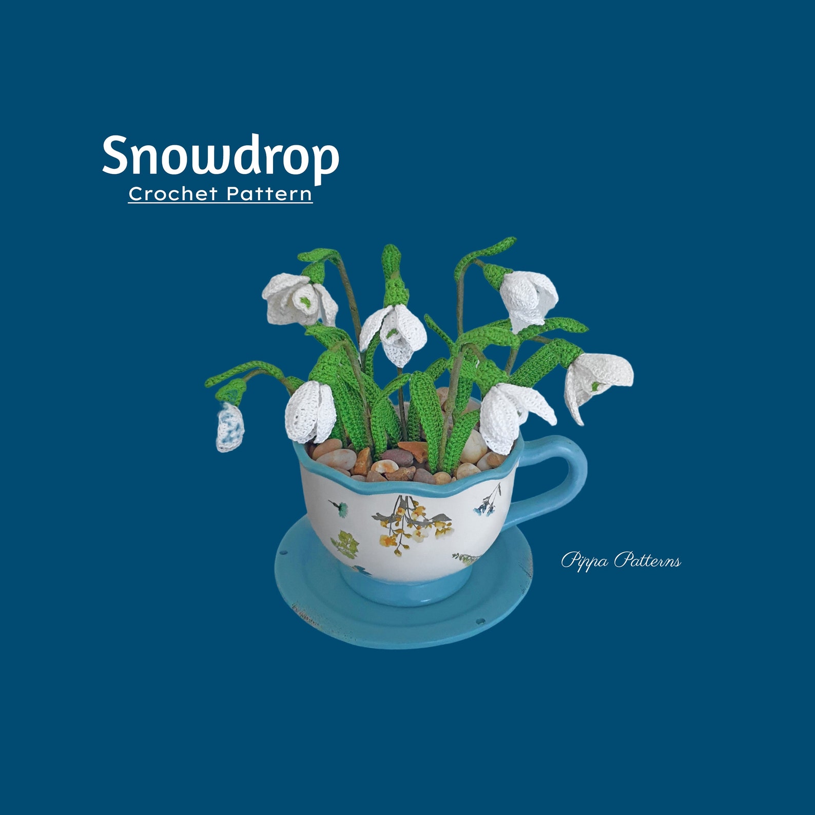 Crochet Snowdrop Pattern Crochet Flower Pattern Photo Tutorial Crochet ...