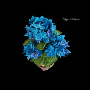 Crochet Hydrangea Flower Pattern: Photo Tutorial (PDF Download) - Etsy