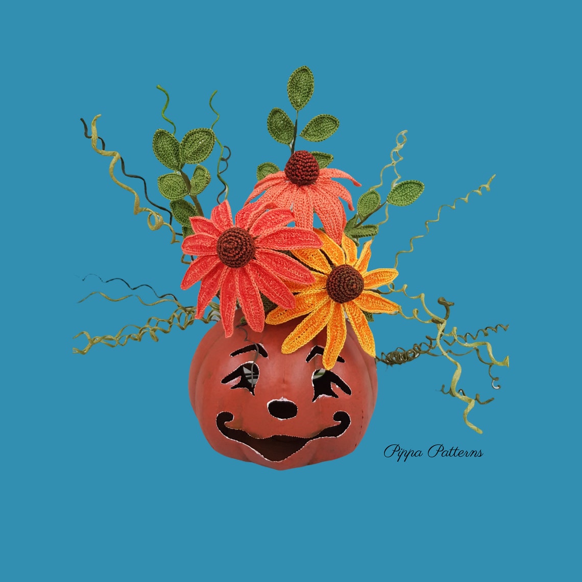 Crochet Cone Flower Pattern Photo Tutorial Crochet Pattern - Etsy UK