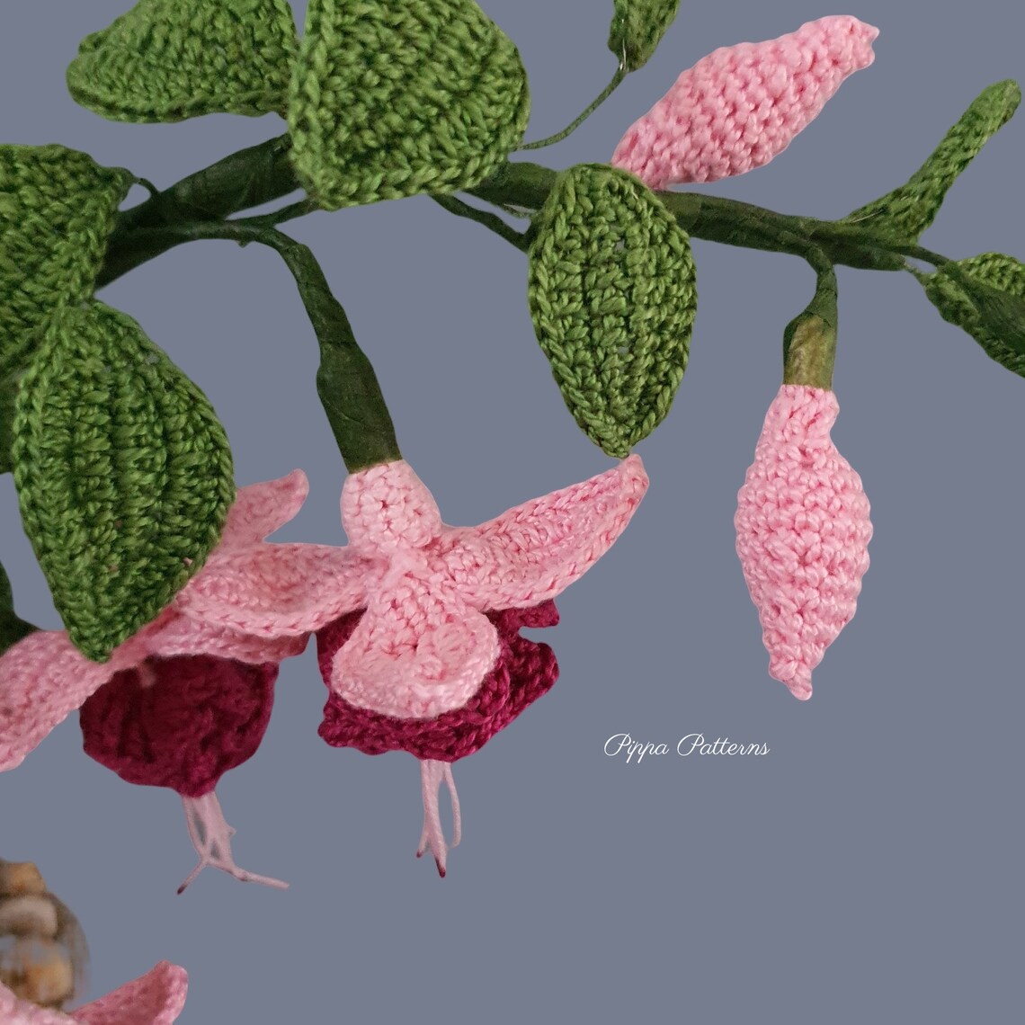 Crochet Fuchsia Pattern Crochet Flower Pattern Crochet - Etsy