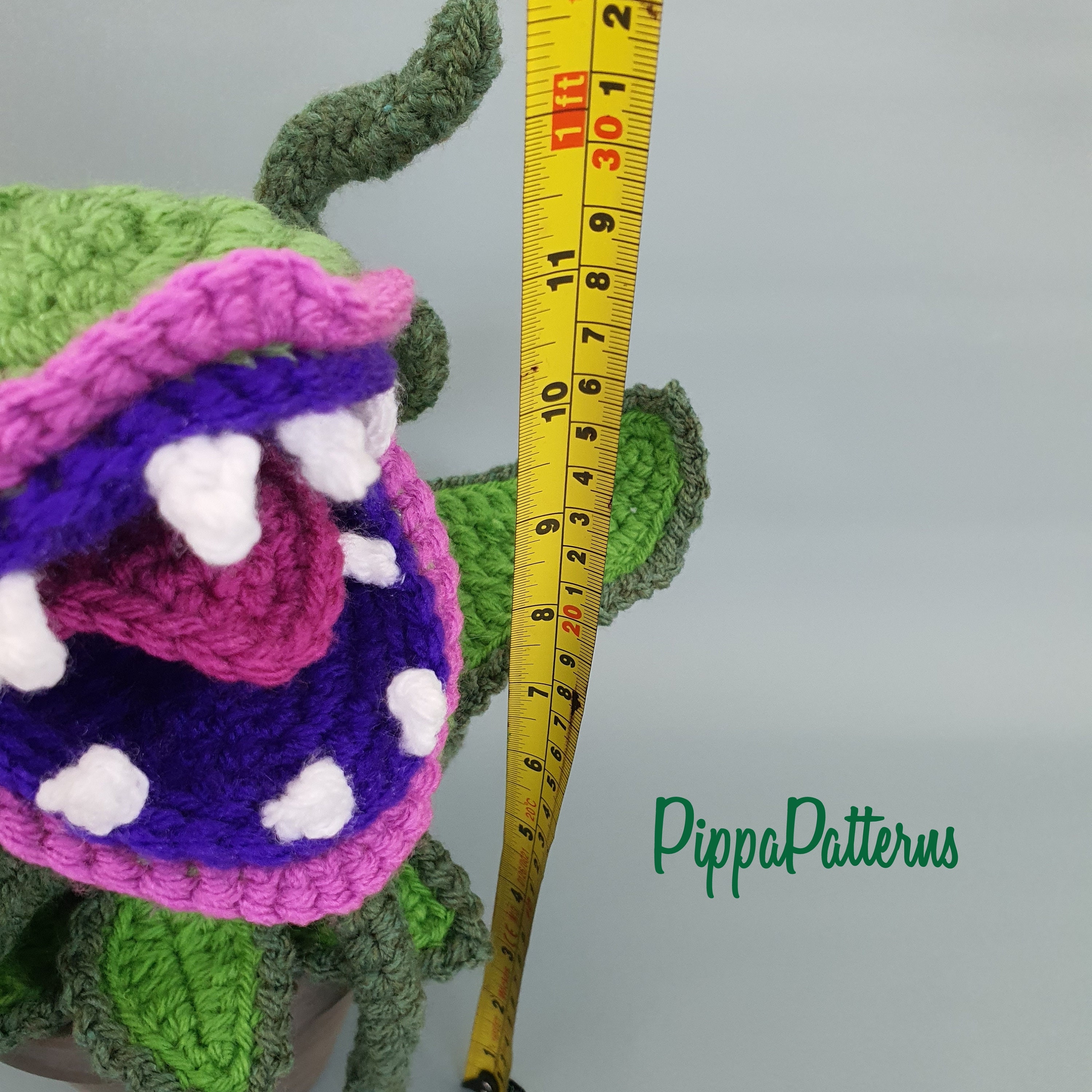 Crochet Audrey 2 Man Eating Plant Photo Tutorial Feed Me | Etsy Australia