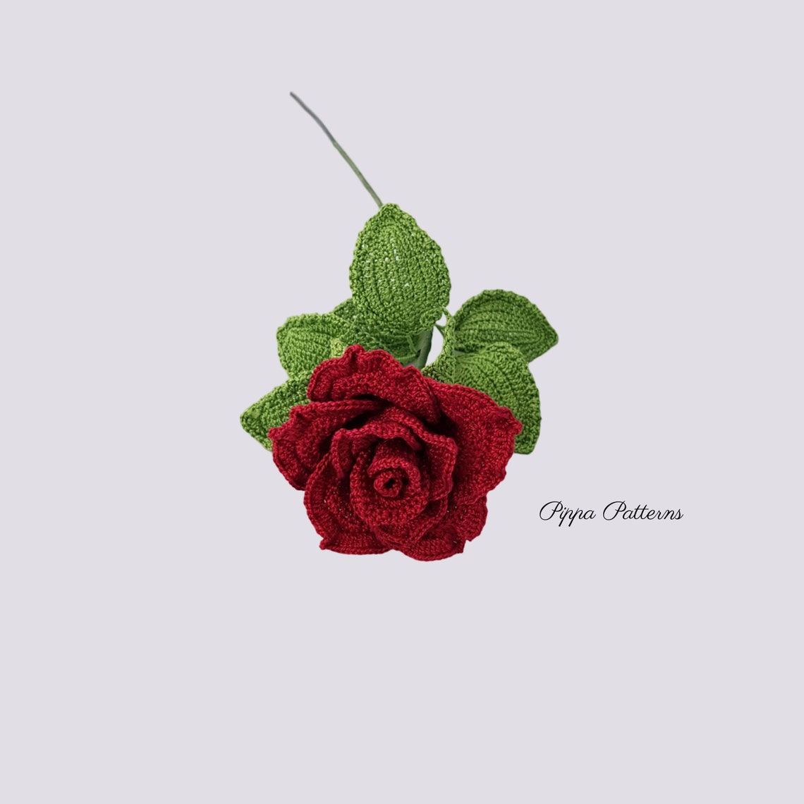 Crochet Rose Pattern Crochet Rose Flower Pattern Crochet - Etsy