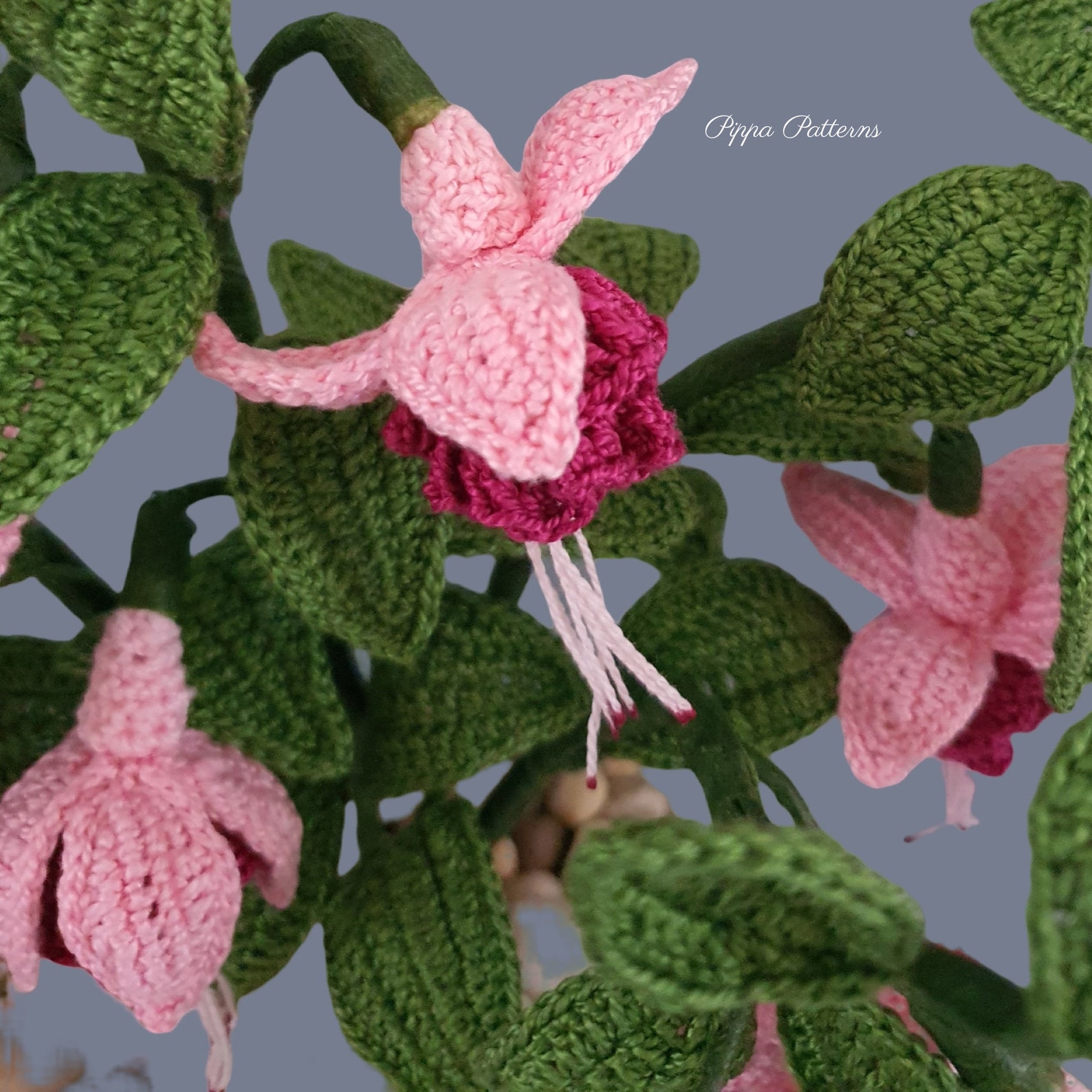 Crochet Fuchsia Pattern Crochet Flower Pattern Crochet - Etsy