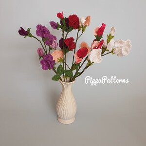 Crochet Sweet Pea Pattern Crochet Flower Pattern photo | Etsy