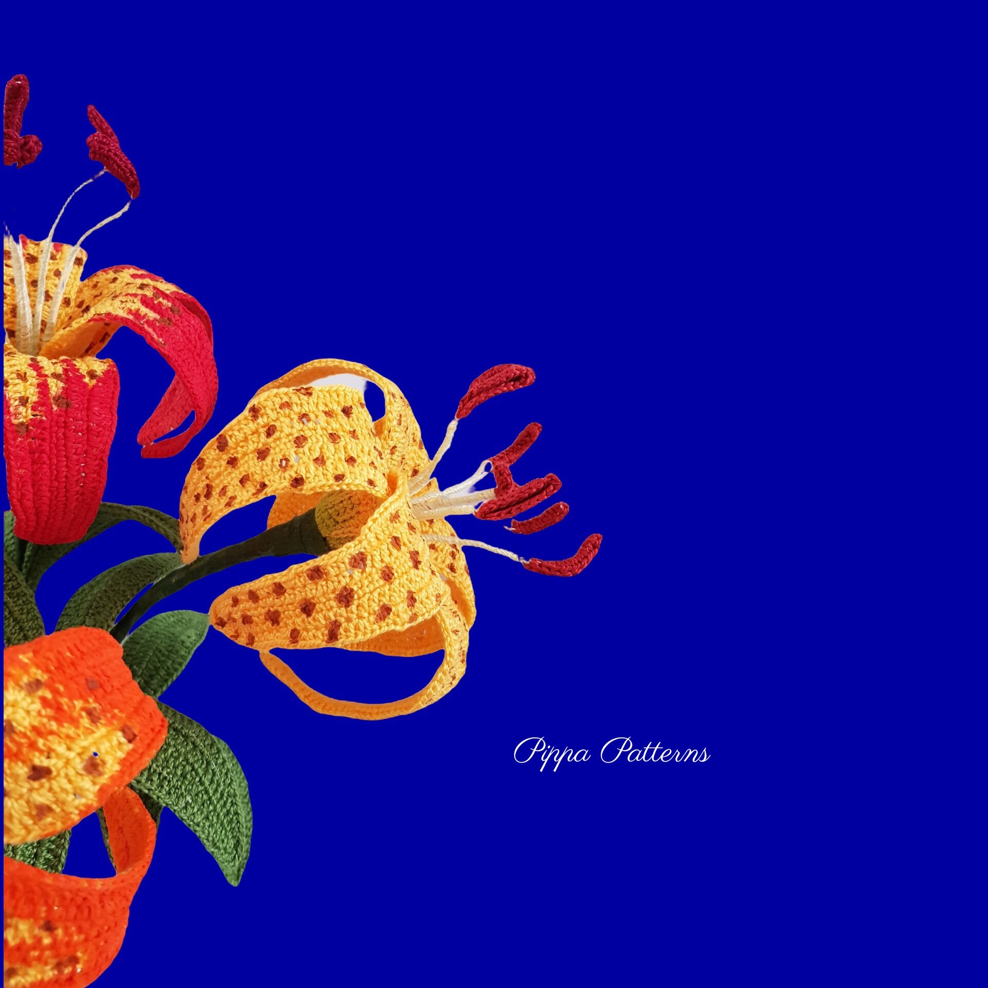 Crochet Leopard Lily Pattern Photo Tutorial Crochet Lily - Etsy