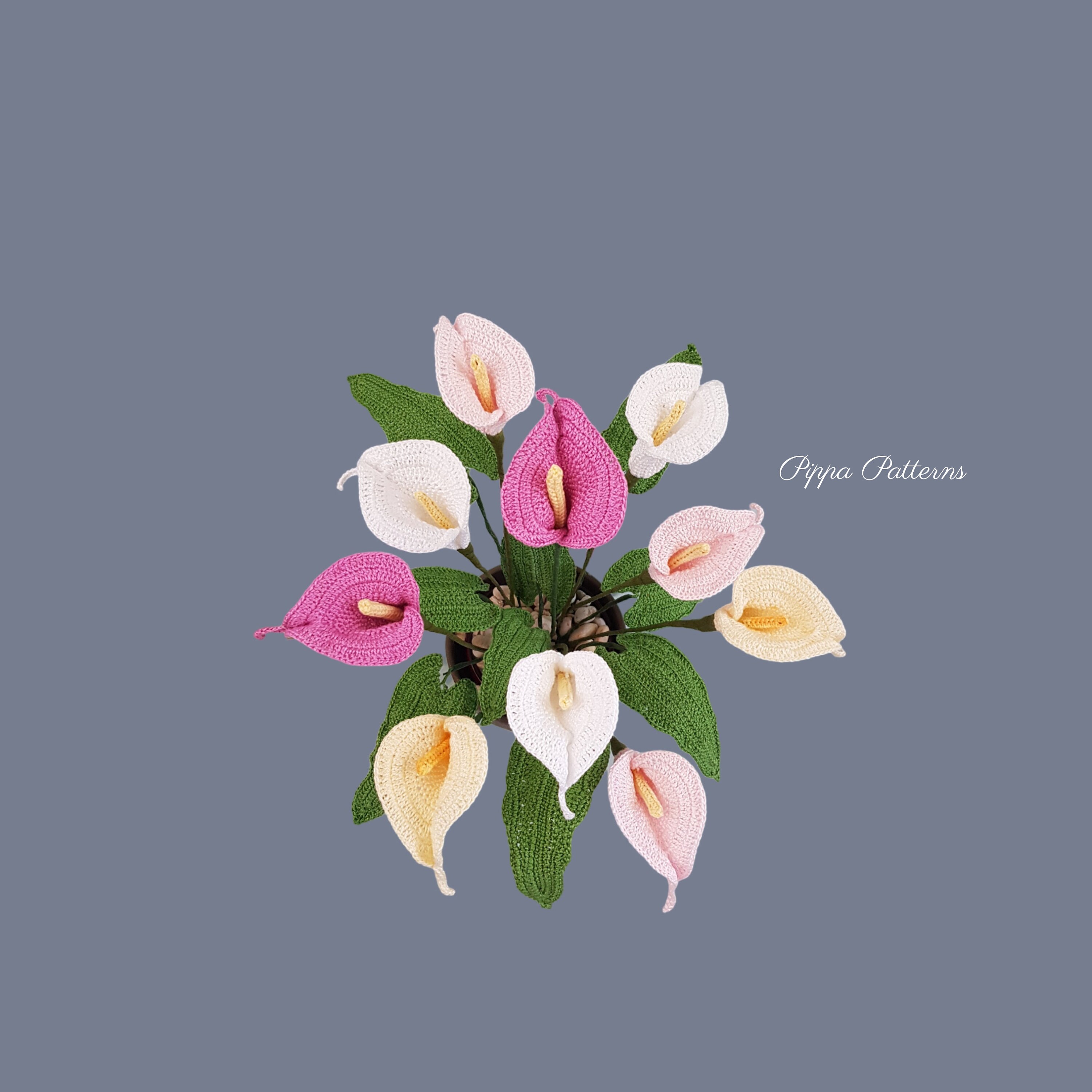 Crochet Calla Lily Pattern Photo Tutorial Crochet Calla Lily - Etsy