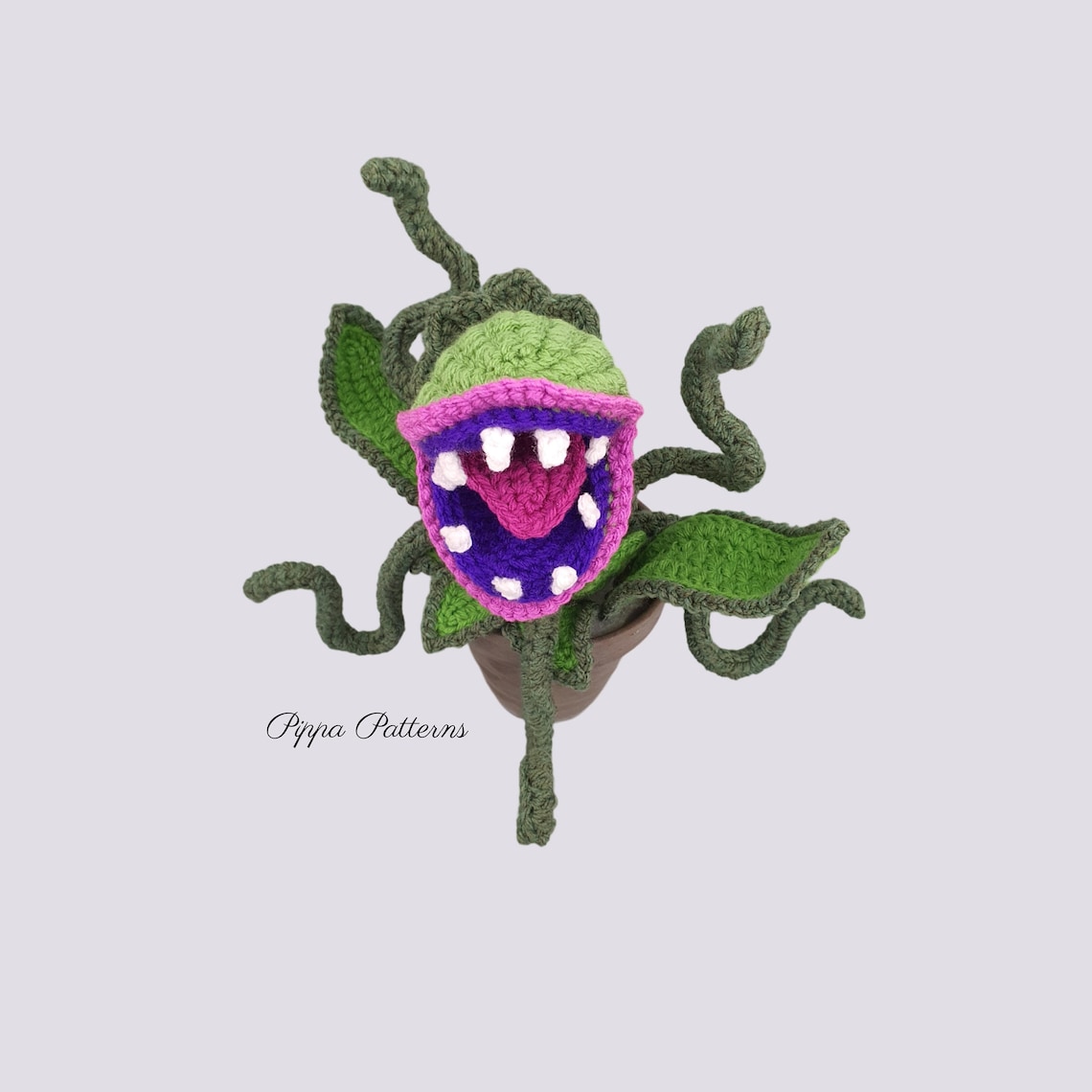 Crochet Audrey 2 Man Eating Plant Photo Tutorial Feed Me - Etsy