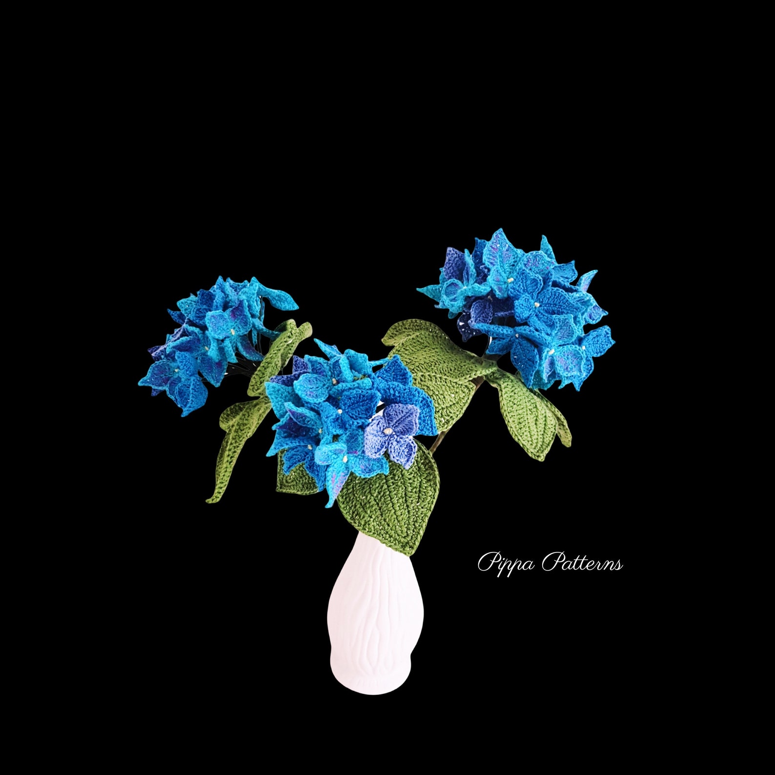 Crochet Hydrangea Flower Pattern: Photo Tutorial (PDF Download) - Etsy