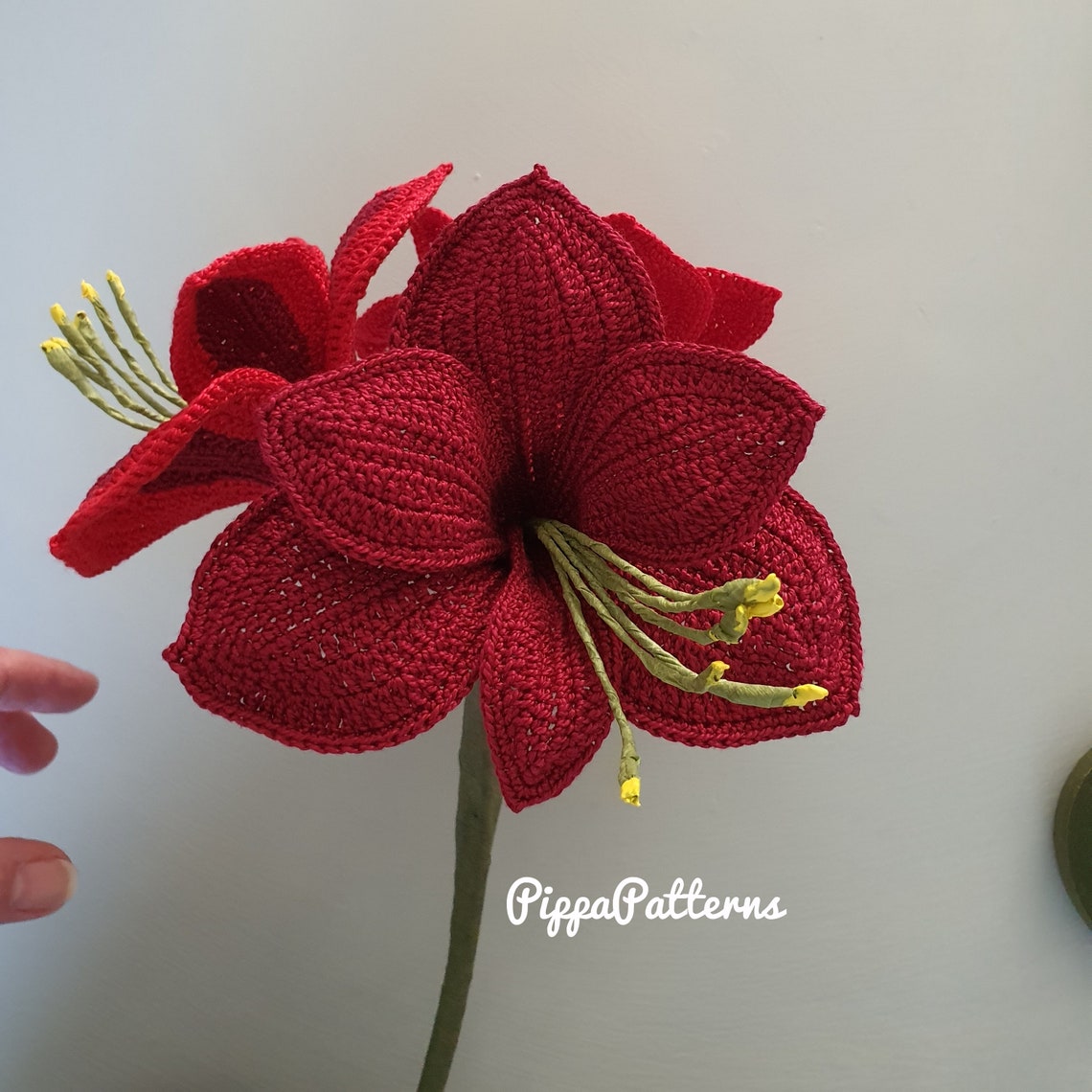 Amaryllis Crochet Pattern Photo tutorial | Etsy