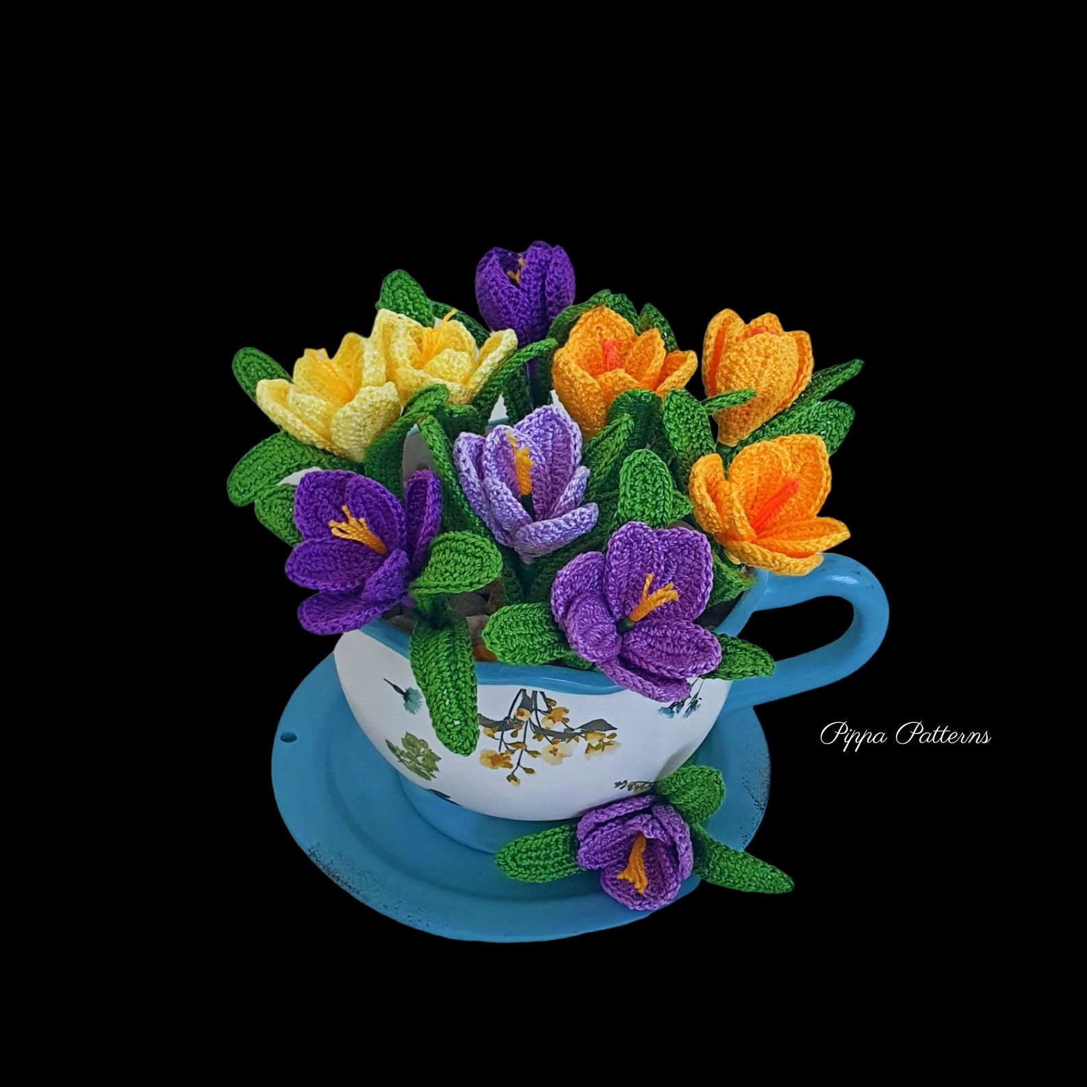 Crochet Crocus Pattern Crochet Flower Pattern Photo - Etsy