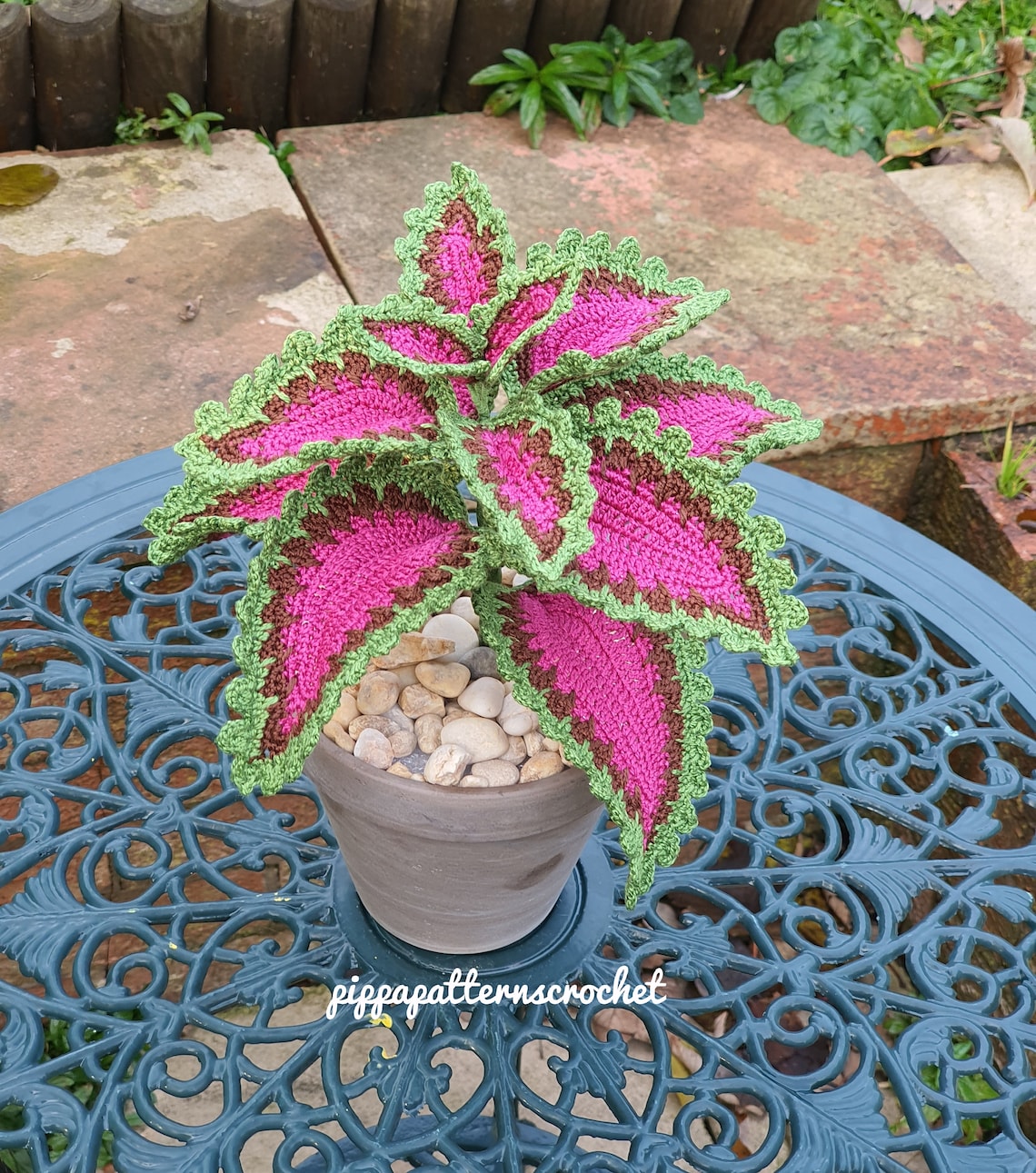 Crochet Coleus Pattern Photo Tutorial Crochet Coleus Plant | Etsy Australia