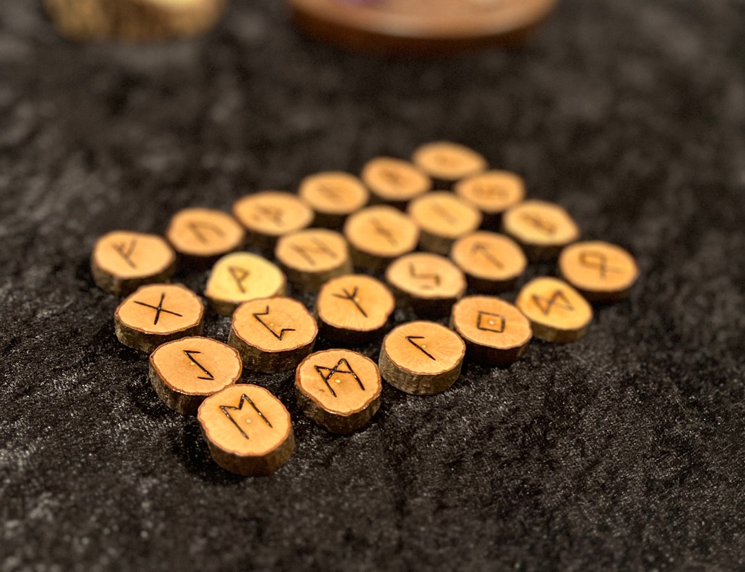 Hazel Wood Elder Futhark Runes - Etsy