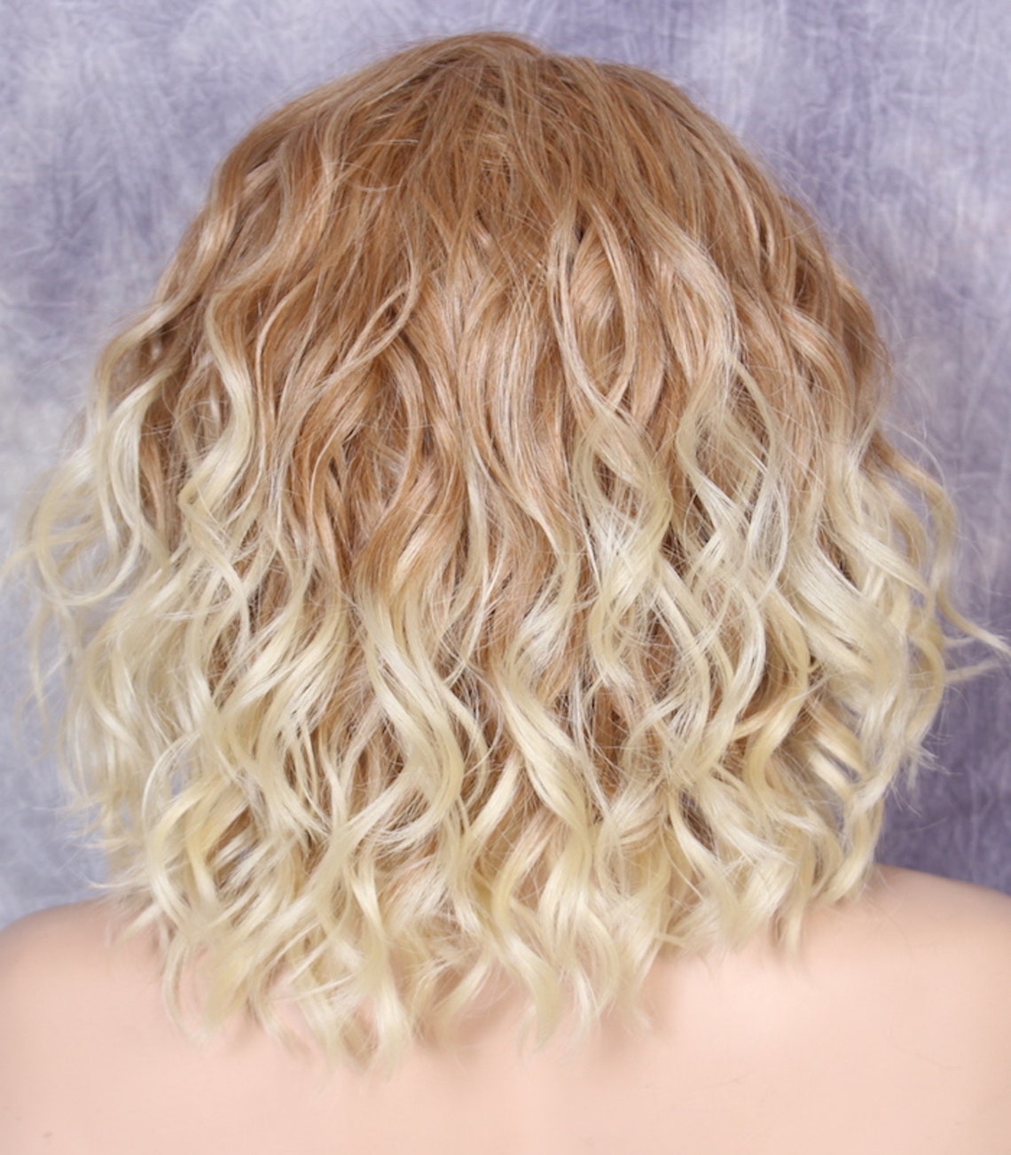 Natural Human Hair Blend Full Lace Front Wig With Side Lace - Etsy
