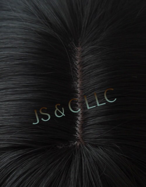 Black Short Straight Bob Center Part with Full Bangs Classy | Etsy