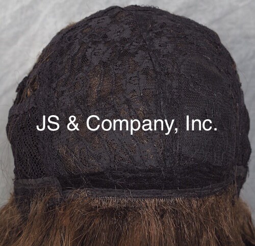 Brown Light Auburn Mix Wavy Wig Off Center parting Full Bangs | Etsy