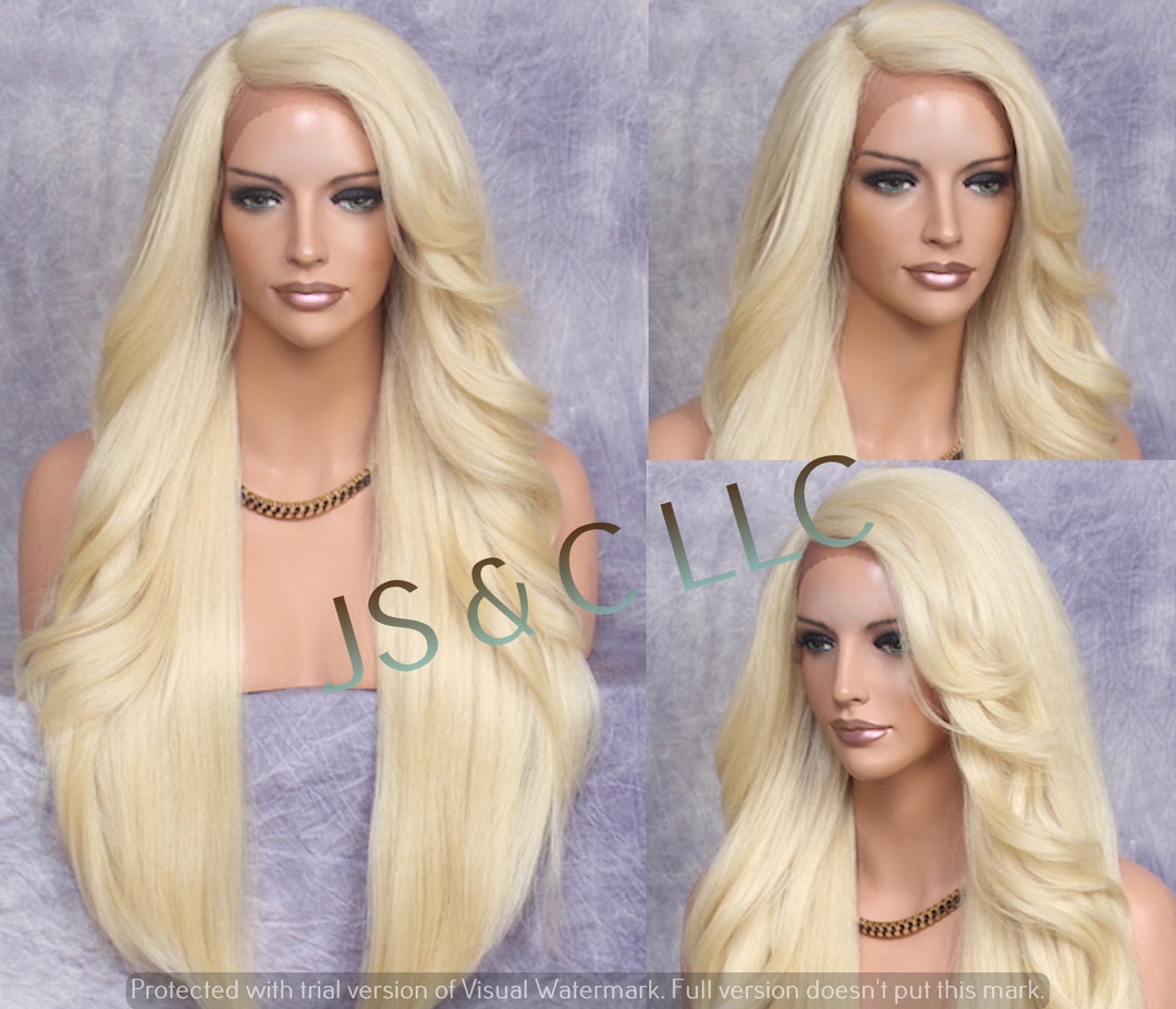 40 Extra Long Human Hair Blendfull Lace Front Wig Romantic Straight And