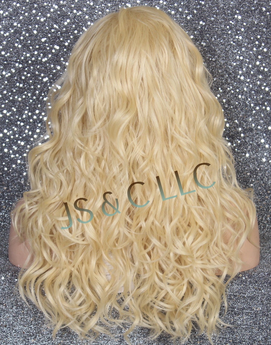 Human Hair Blend Full Lace Front Wig Luscious and Naturel Hand Tied ...