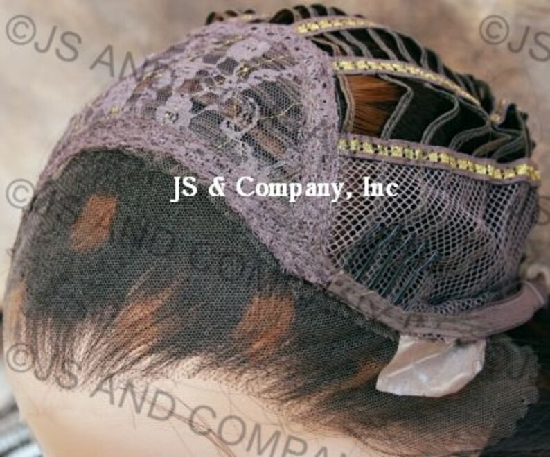 FREE PART Human Hair Blend Brown Mix Straight Soft Swiss Lace | Etsy