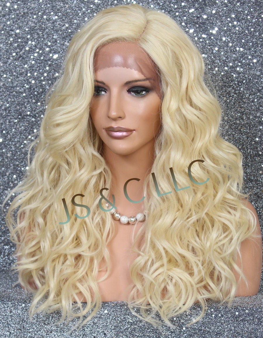 Human Hair Blend Full Lace Front Wig Luscious and Naturel Hand Tied ...