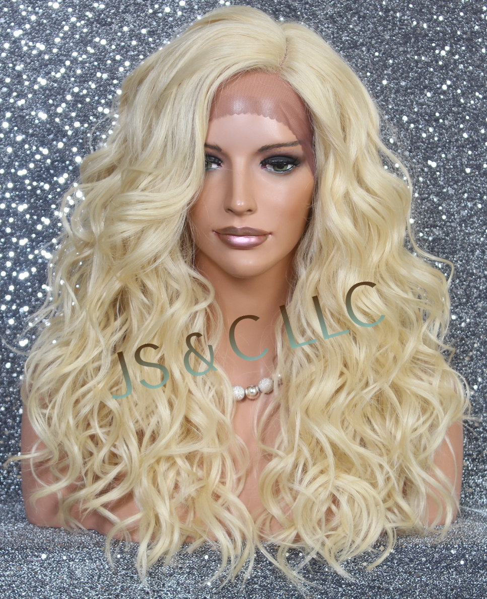 Human Hair Blend Full Lace Front Wig Luscious and Naturel Hand Tied ...