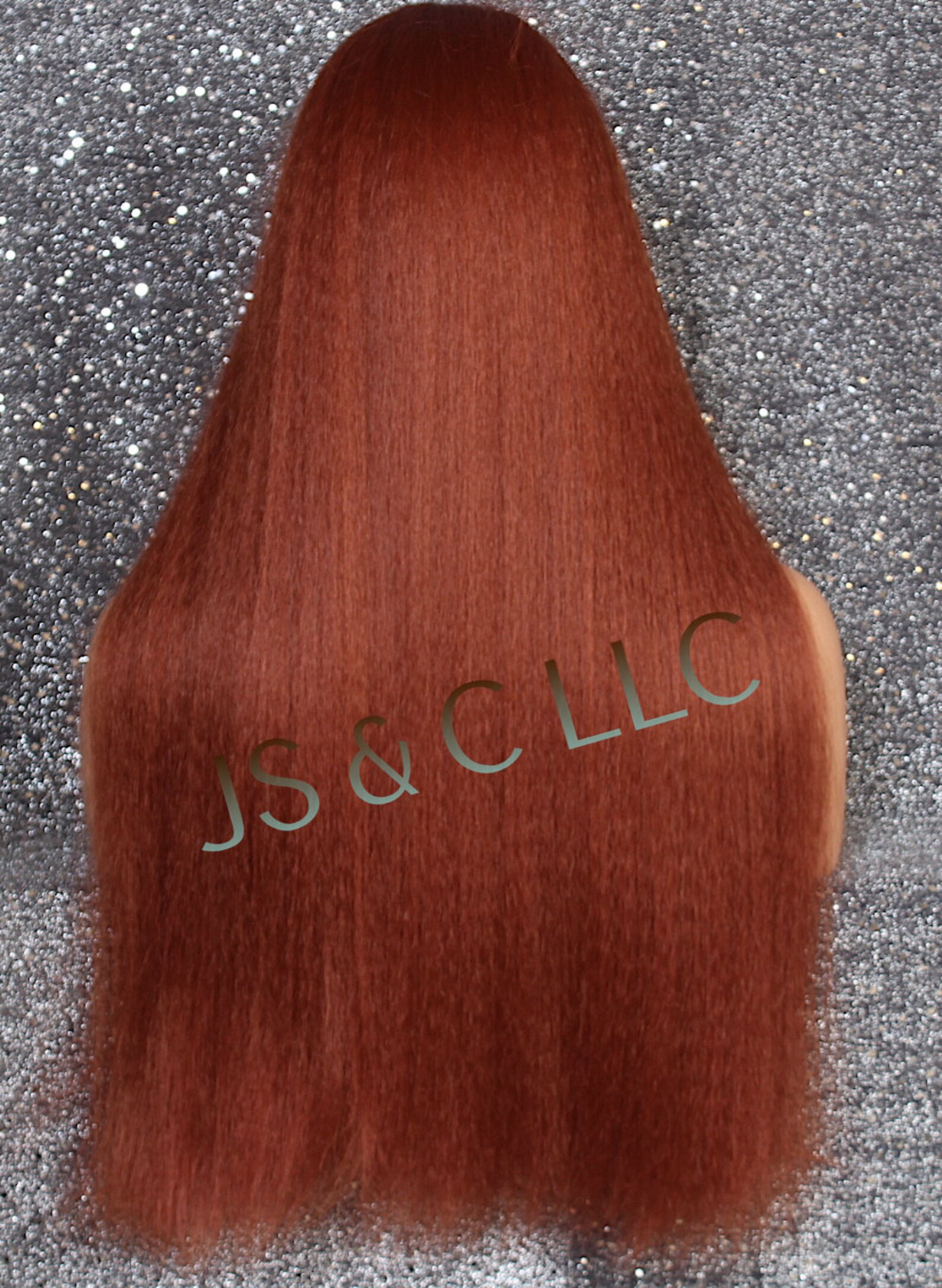 Human Hair Blend Body Crimpted Textured Long Blunt Bangs and Length ...